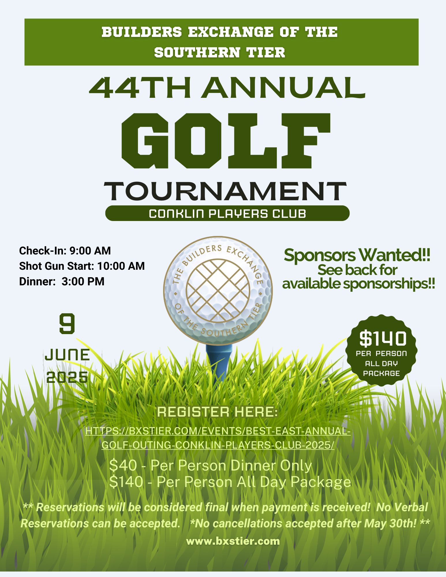 BEST East Annual Golf Outing @ Conklin Players Club 2025 | Builders ...
